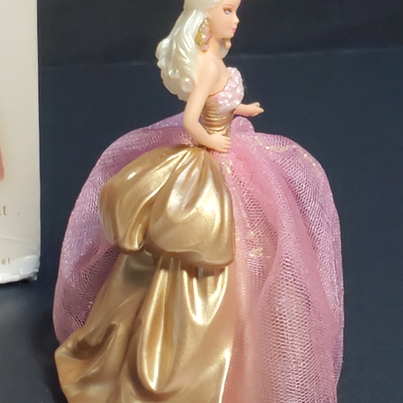 Hallmark | Holiday | Hallmark 209 Celebration Barbie Ornament Pink Gold ...